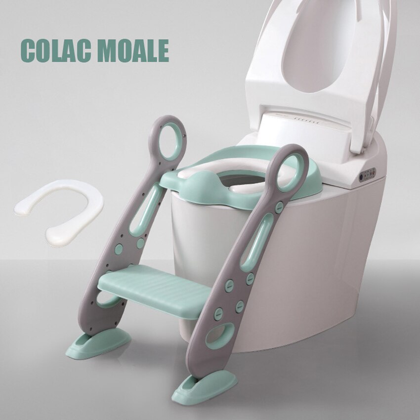 Reductor WC pentru Copii cu Scarita, Linomag®, Plabil, Reglabil pe ...