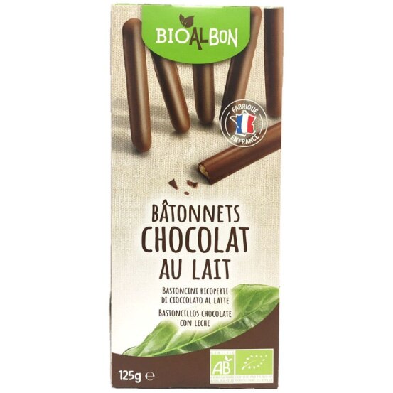 Batoane BIO cu ciocolata cu lapte, Bioalbon, 125g Nou - eMAG.ro