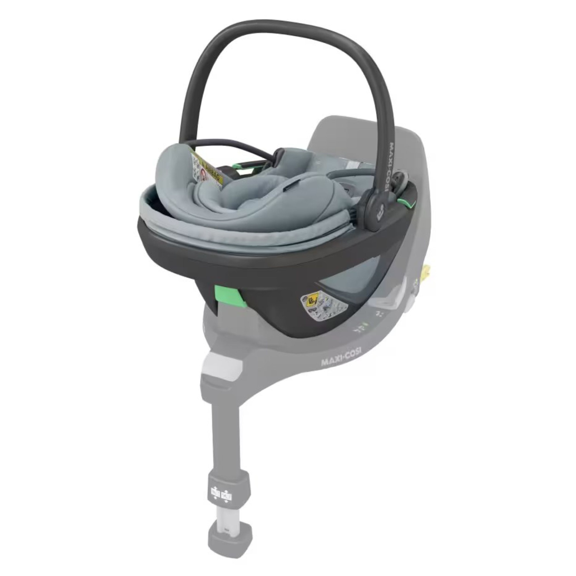 Pachet Maxi-Cosi Cos Auto Coral 360 I-Size Essential Grey, 40-75 cm, cu ...