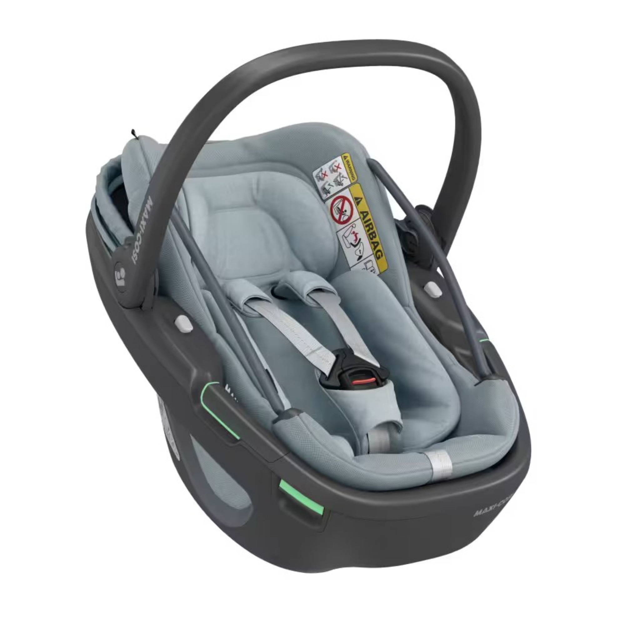 Pachet Maxi-Cosi Cos Auto Coral 360 I-Size Essential Grey, 40-75 cm, cu ...
