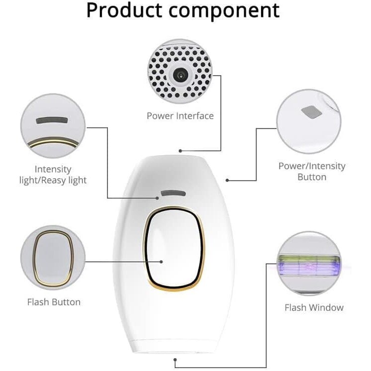 Епилатор AFel® IPL, преносим, трайна лазерна епилация, за всяка част на ...