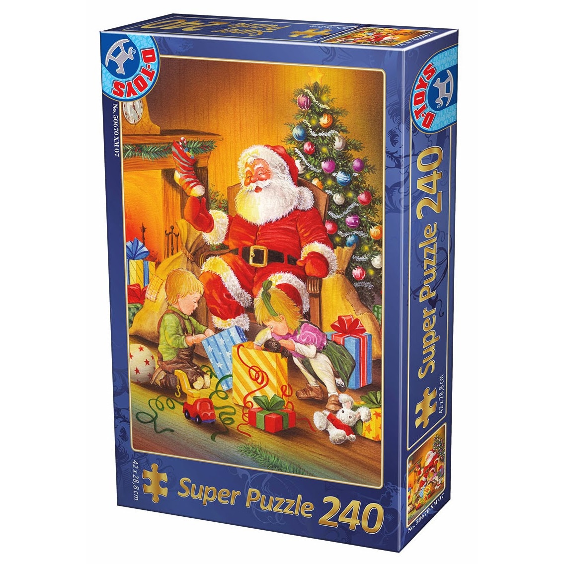 Puzzle 240 piese cu tematica craciun D-toys - eMAG.ro