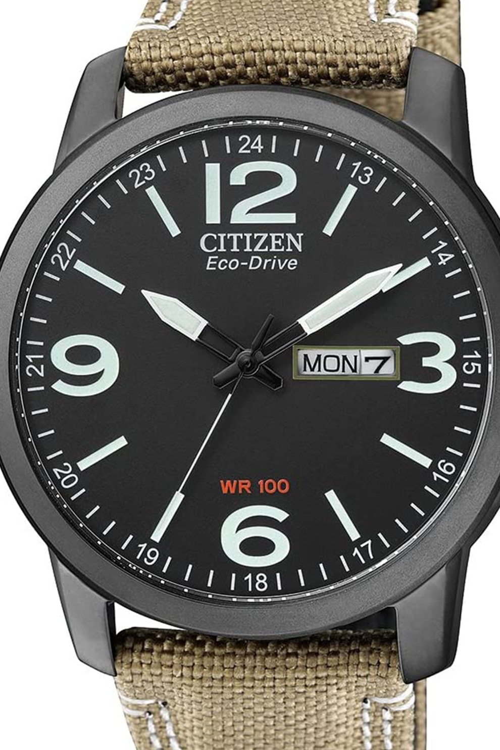Citizen, Ceas analog cu incarcare solara, Kaki - eMAG.ro