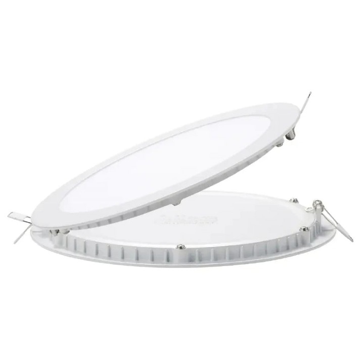 Aplica LED Rotunda, Model Light, Plafoniera Tip Spot 18W, 22 cm, 6500K ...