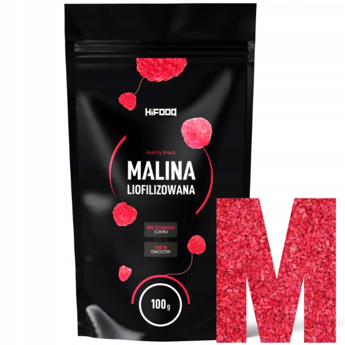 Zmeura liofilizata HiFood, 100g - eMAG.ro