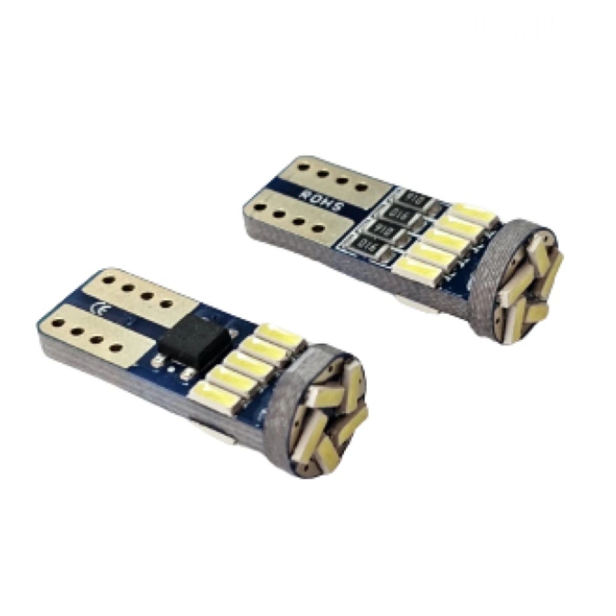 Set 2 Leduri Auto, T10, 15 SMD tip 4014 - eMAG.ro
