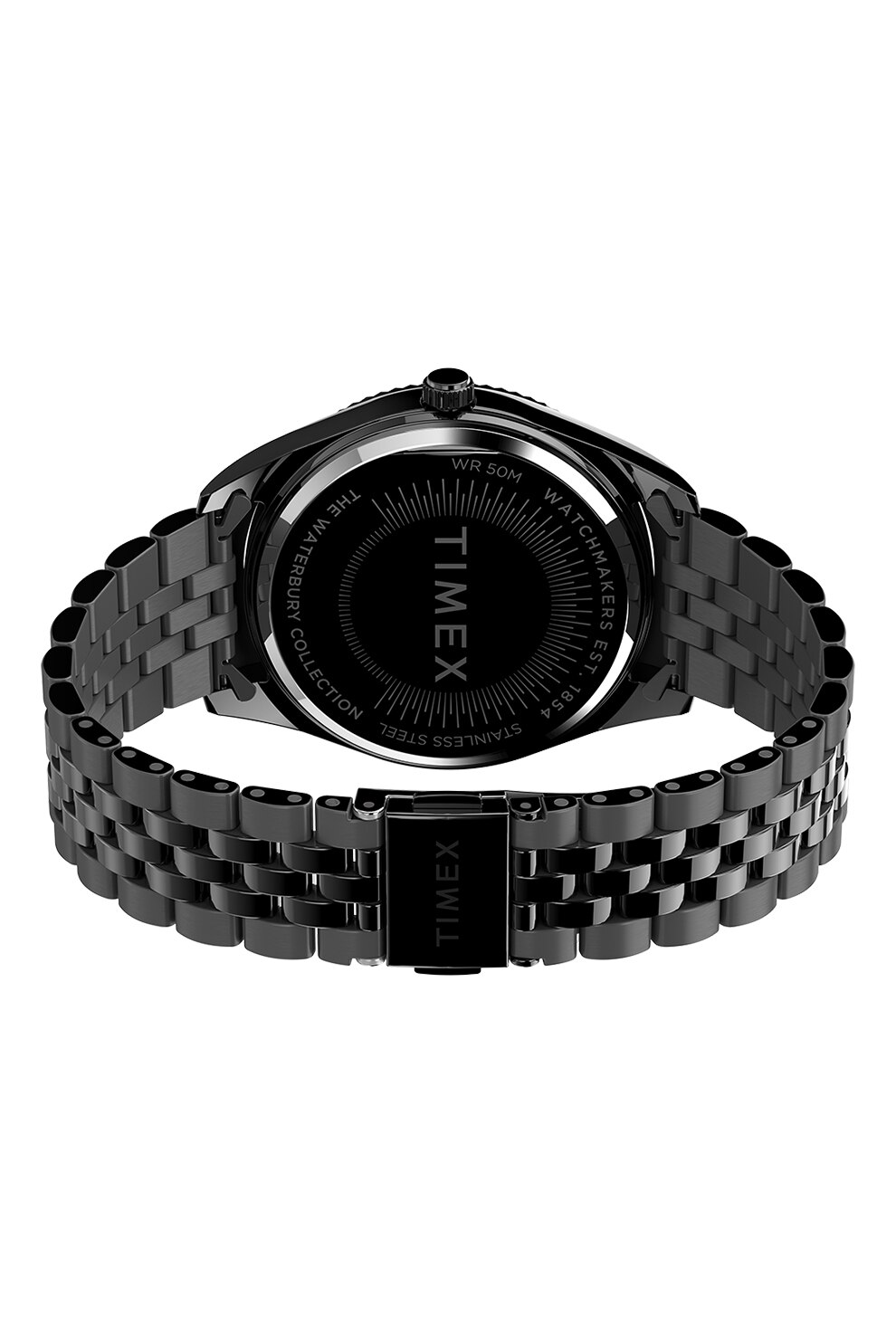 Timex, Часовник Legacy от неръждаема стомана - 41 мм, Тъмносив - eMAG.bg