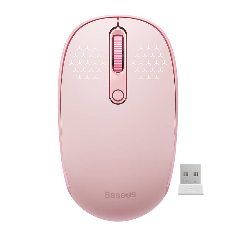 Mouse Wireless BASEUS Creator F01B, roz - eMAG.ro