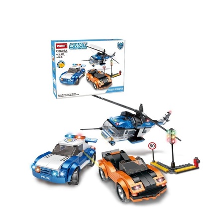 Set Joc Constructie STEM Police, 535 piese - eMAG.ro