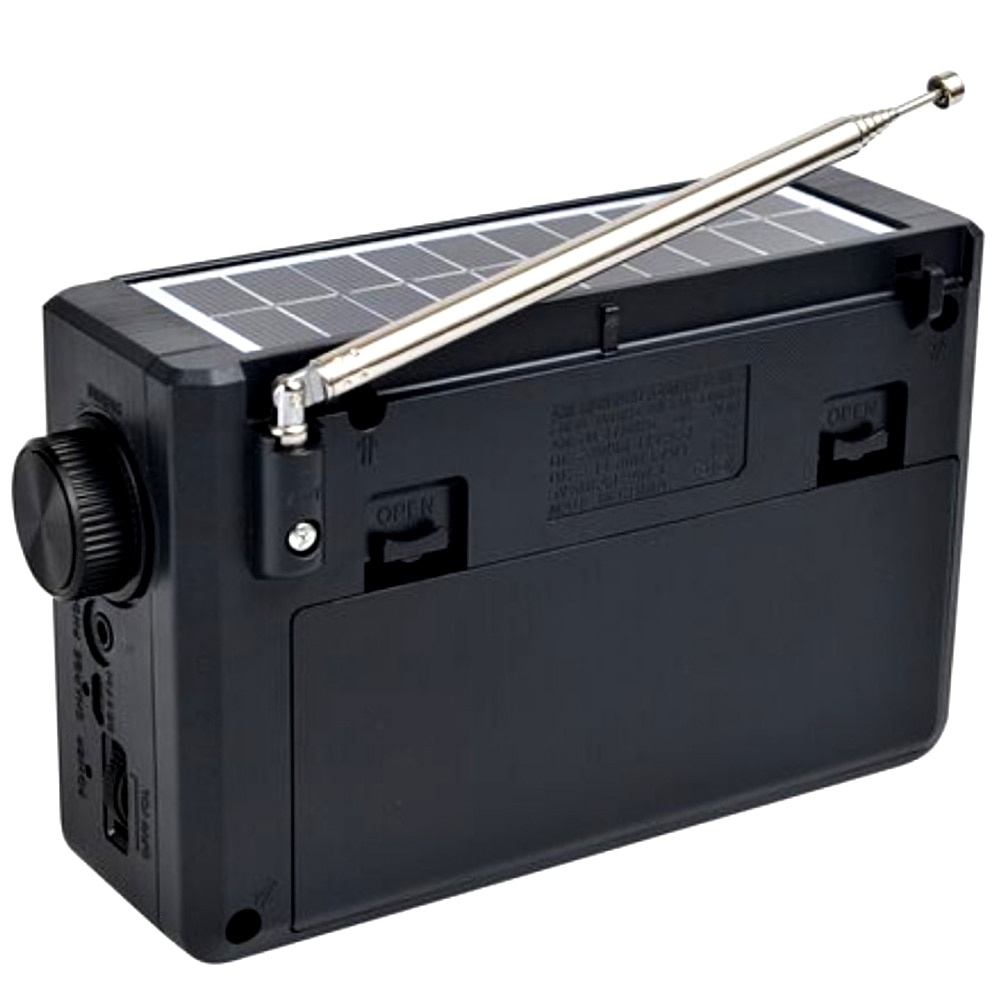 Radio Portabil cu Incarcare Solara sau Baterii, Sensibilitate Ridicata ...