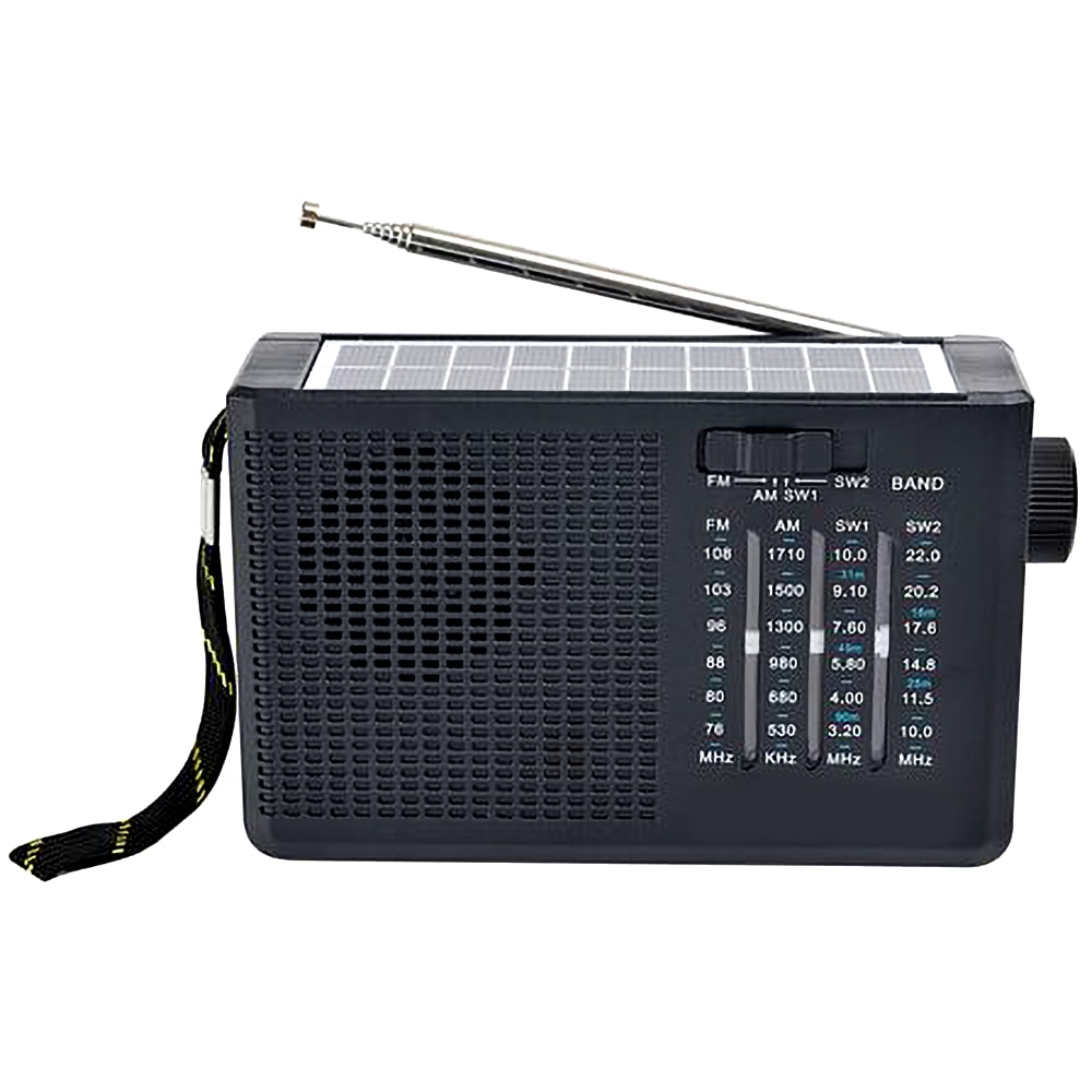 Radio Portabil cu Incarcare Solara sau Baterii, Sensibilitate Ridicata ...