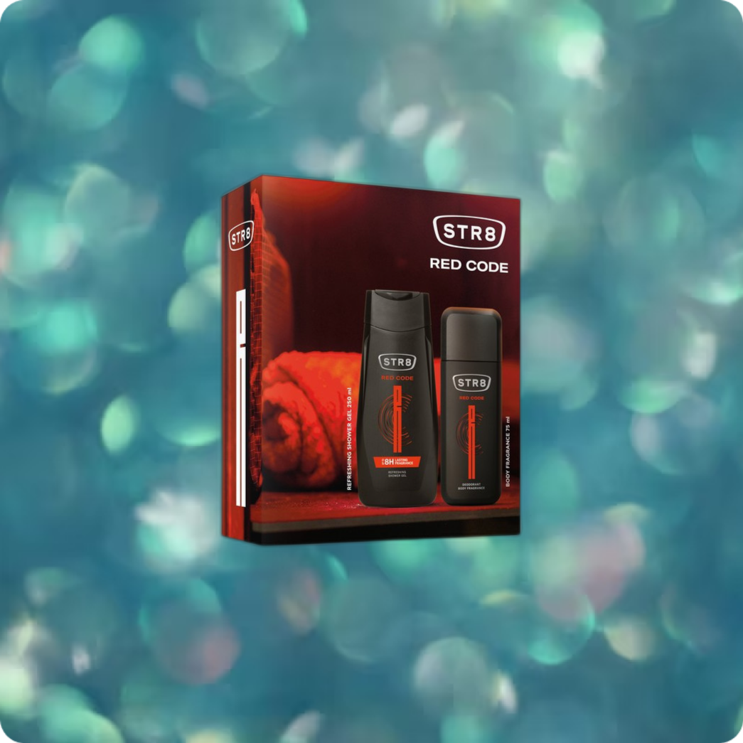 Комплект STR8 RED CODE, Мъжки, Душ гел 250 мл + Тоалетна вода 85 мл - eMAG.bg