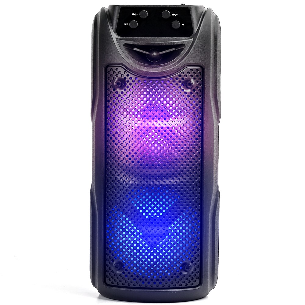 Boxa Portabila Wireless, Efect de Iluminare RGB, Bluetooth, cu USB si ...