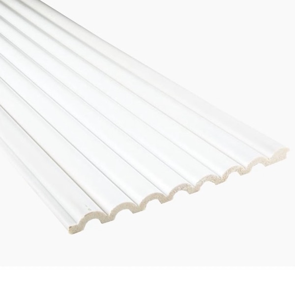 Panou riflat alb duropolimer lavabil 290x20cm FDE120 Flow - eMAG.ro