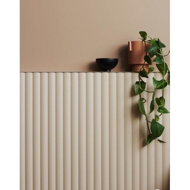 Panou riflat alb duropolimer lavabil 290x20cm FDE120 Flow - eMAG.ro