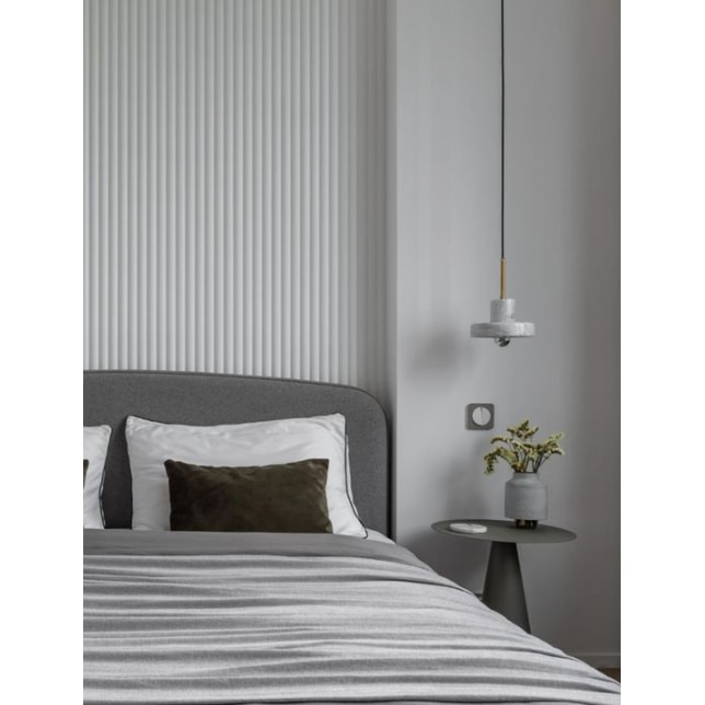 Panou riflat alb duropolimer lavabil 290x20cm FDE120 Flow - eMAG.ro