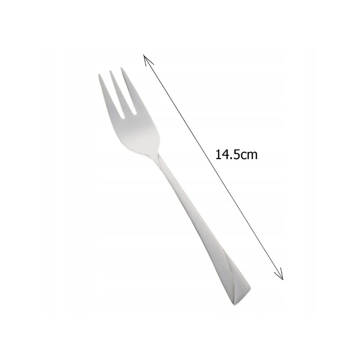 Set 6 furculite din inox, pentru desert, 14.5 cm, Kinghoff - eMAG.ro