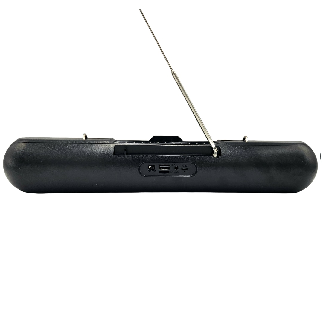 Модерно радио със соларен панел, батерия, Bluetooth, USB, AUX, Micro ...