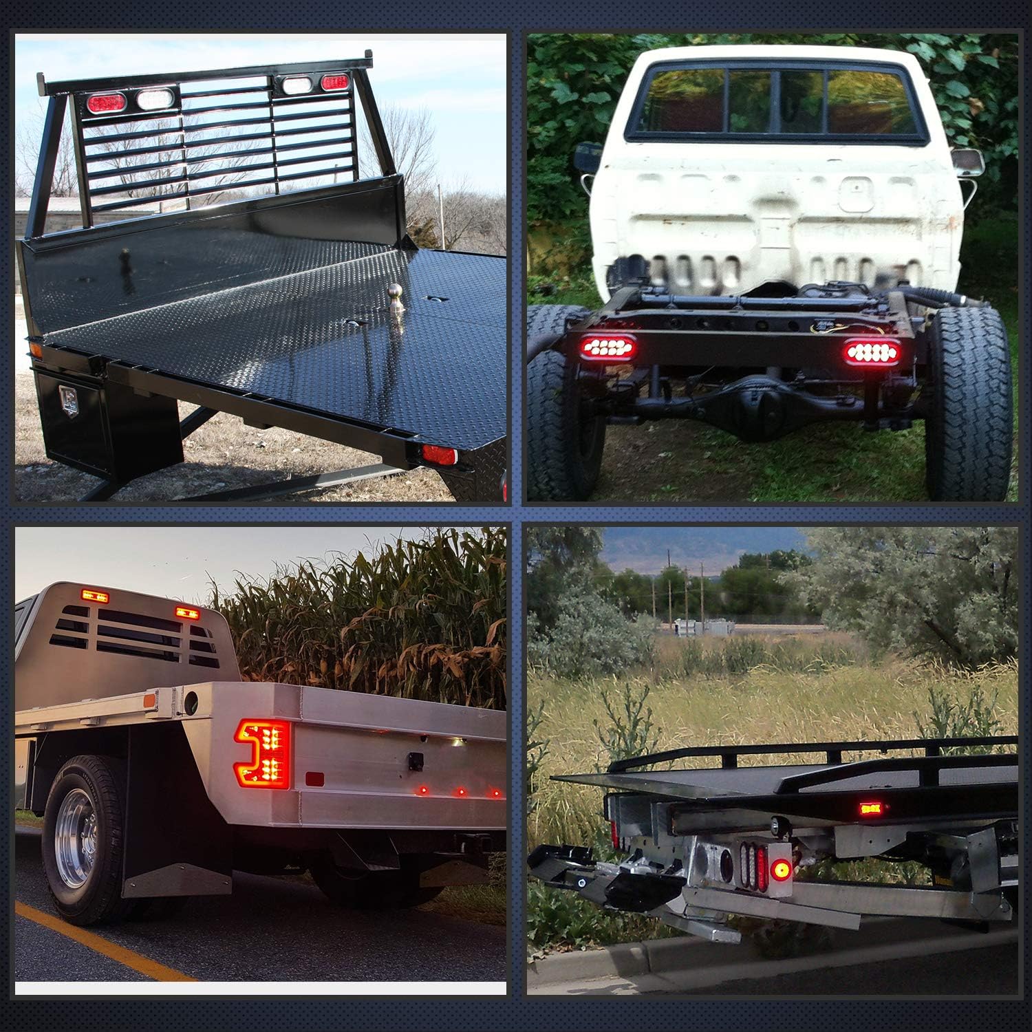 Set 2 Stopuri LED, RASK, Pentru Remorca, Camion, Trailer, Rezistent la ...