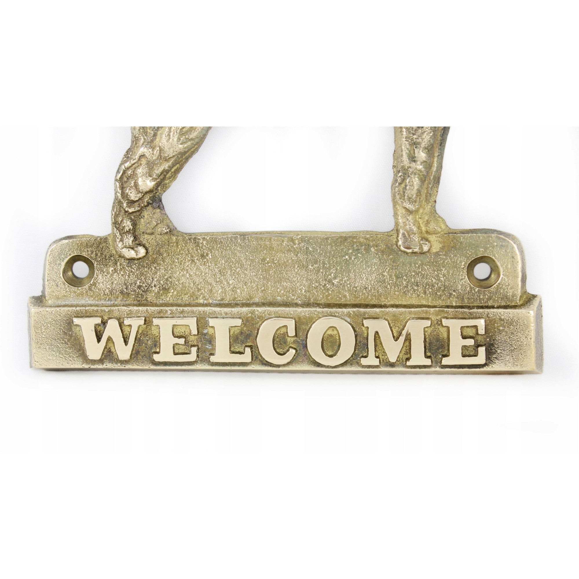 Pacuta pentru usa, Art-Dog, Alama, Inscriptie ,,Welcome", Model Shar ...