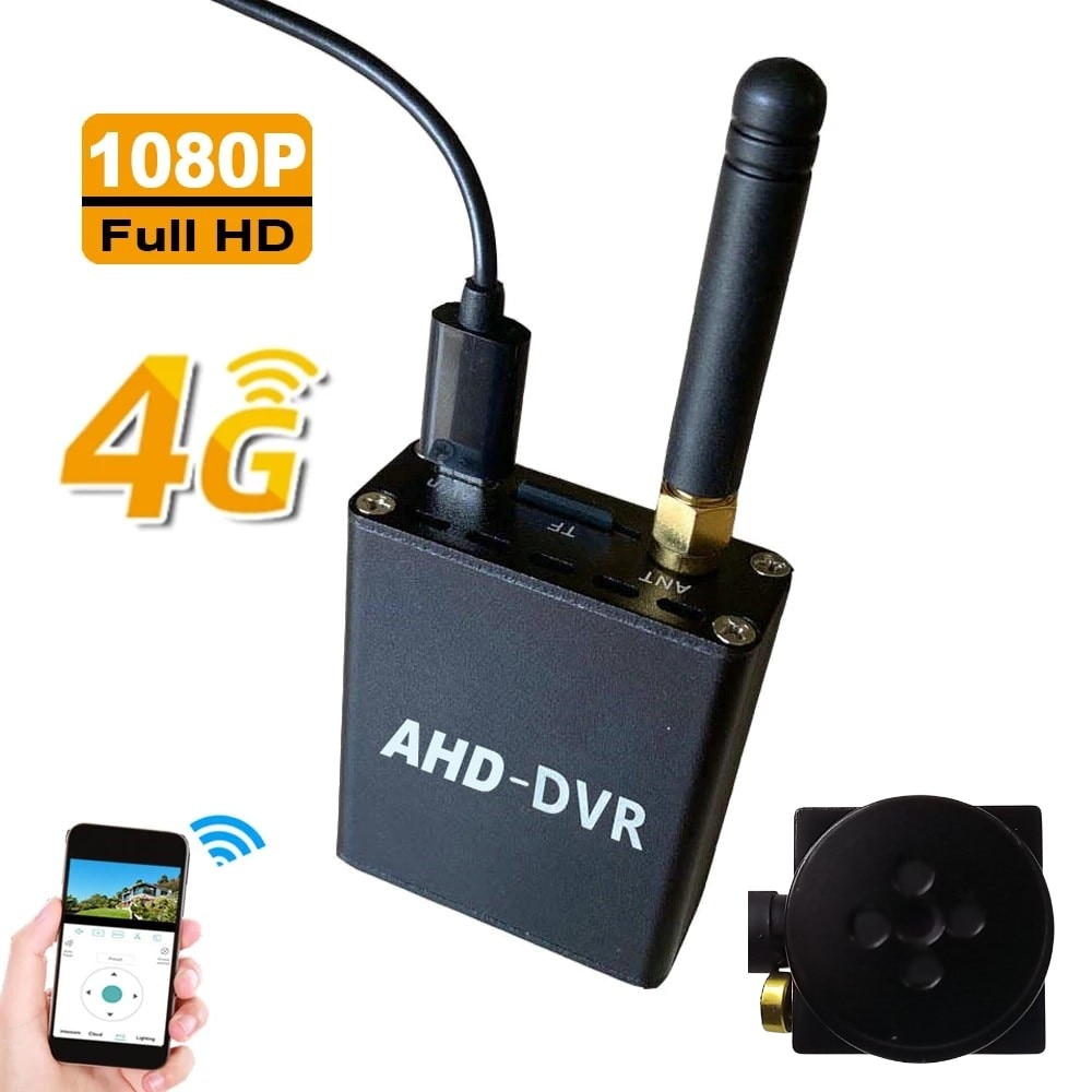 Mini camera spion Tip Nasture cu DVR MODUL 4G, Full HD, Senzor Sony ...