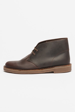 Clarks, Ghete chukka din piele Bushacre, Maro cognac, 11 - eMAG.ro