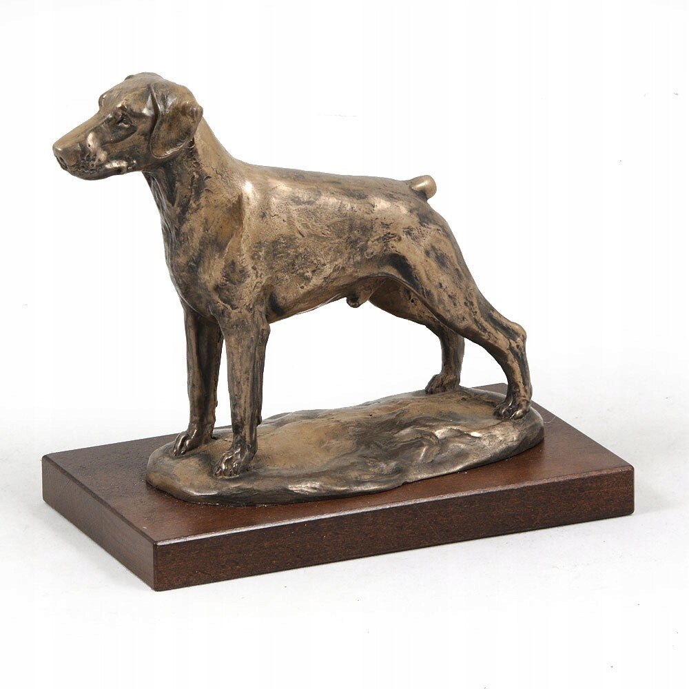 Statueta Art-Dog, Doberman, Rasina/Pulbere de bronz, Maro - eMAG.ro