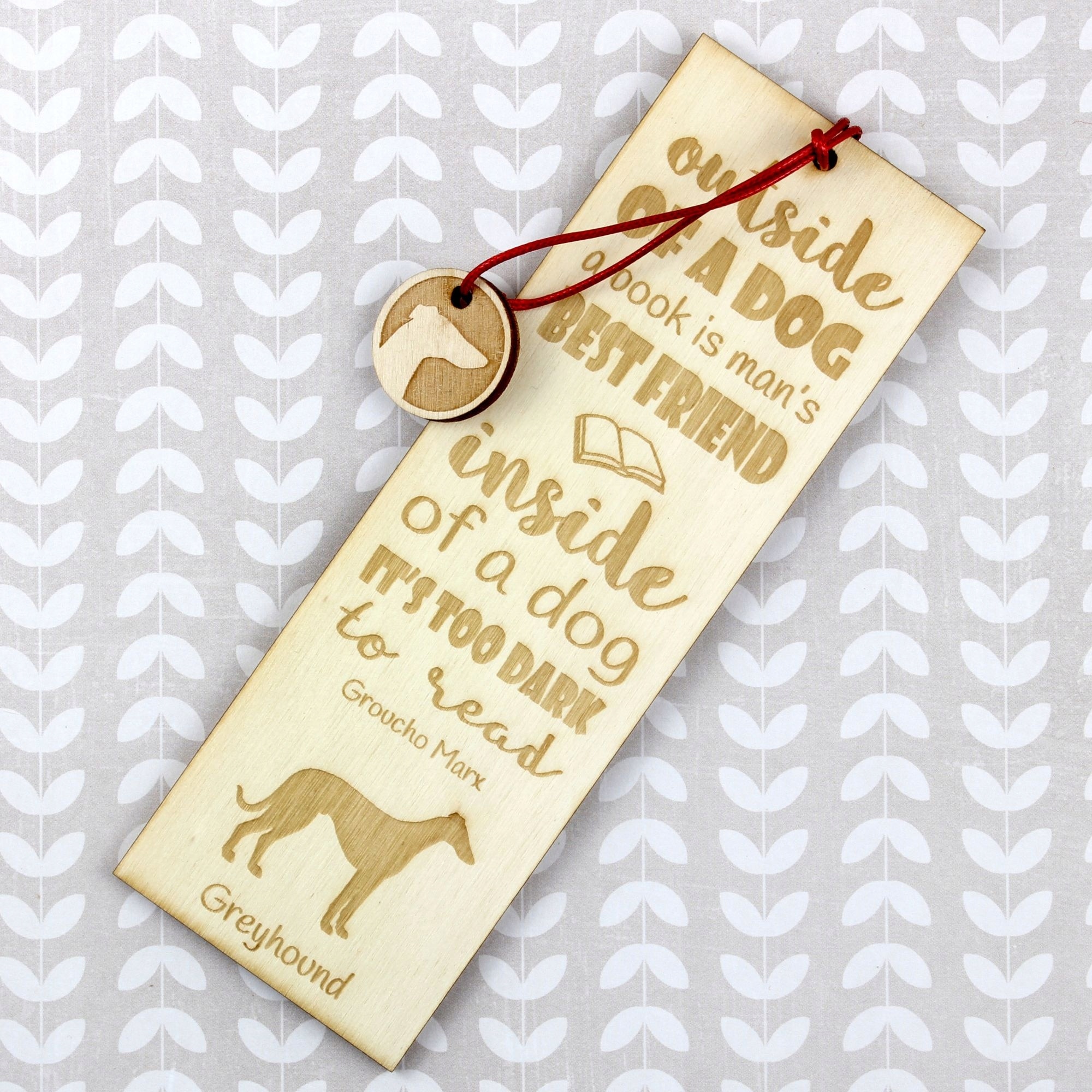 Könyvjelző, Art-Dog, fa, Agár modell - eMAG.hu
