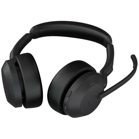 Casti PC wireless cu microfon Jabra Evolve2 55, USB-C, Negru - eMAG.ro