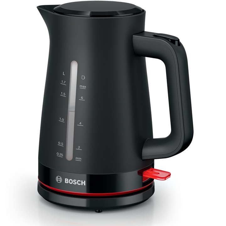 Fierbator de apa Bosch TWK3M123, 1.7l, filtru de calcar,oprire automata ...