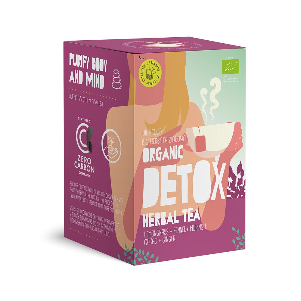 Ceai de plante DETOX 20 pliculete - eMAG.ro