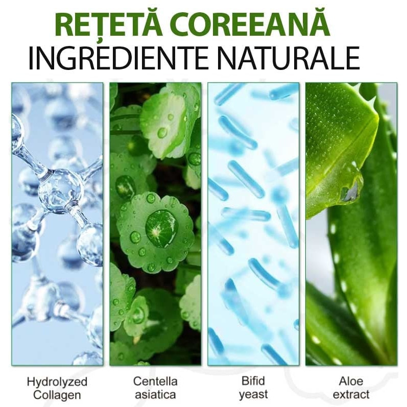 Set 20 de Masti de Fata Coreene cu Colagen Hidrolizat - eMAG.ro