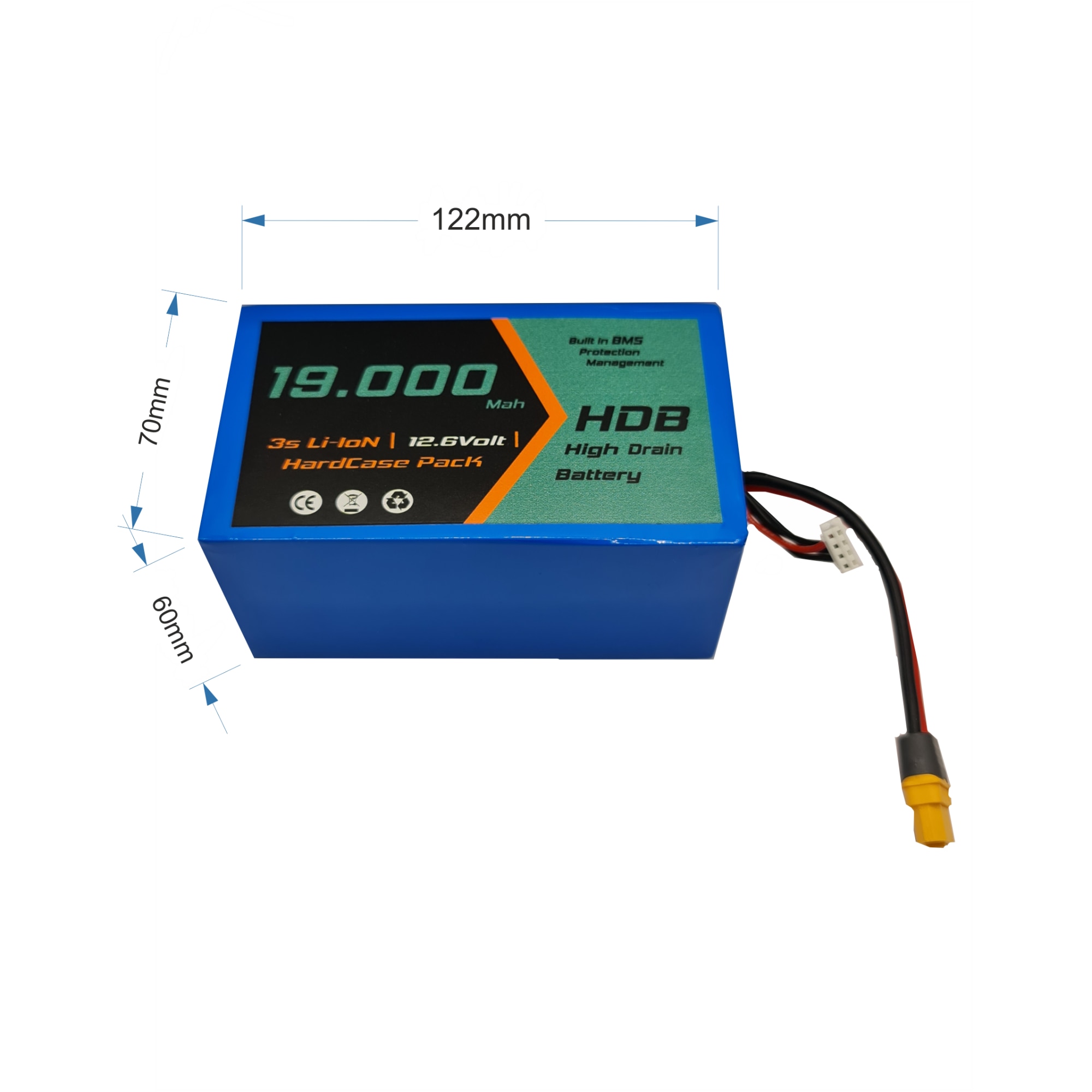 Acumulator Li-Ion, Reincarcabil 3S 12v 19 Ah Pentru Navomodele, Barcute ...