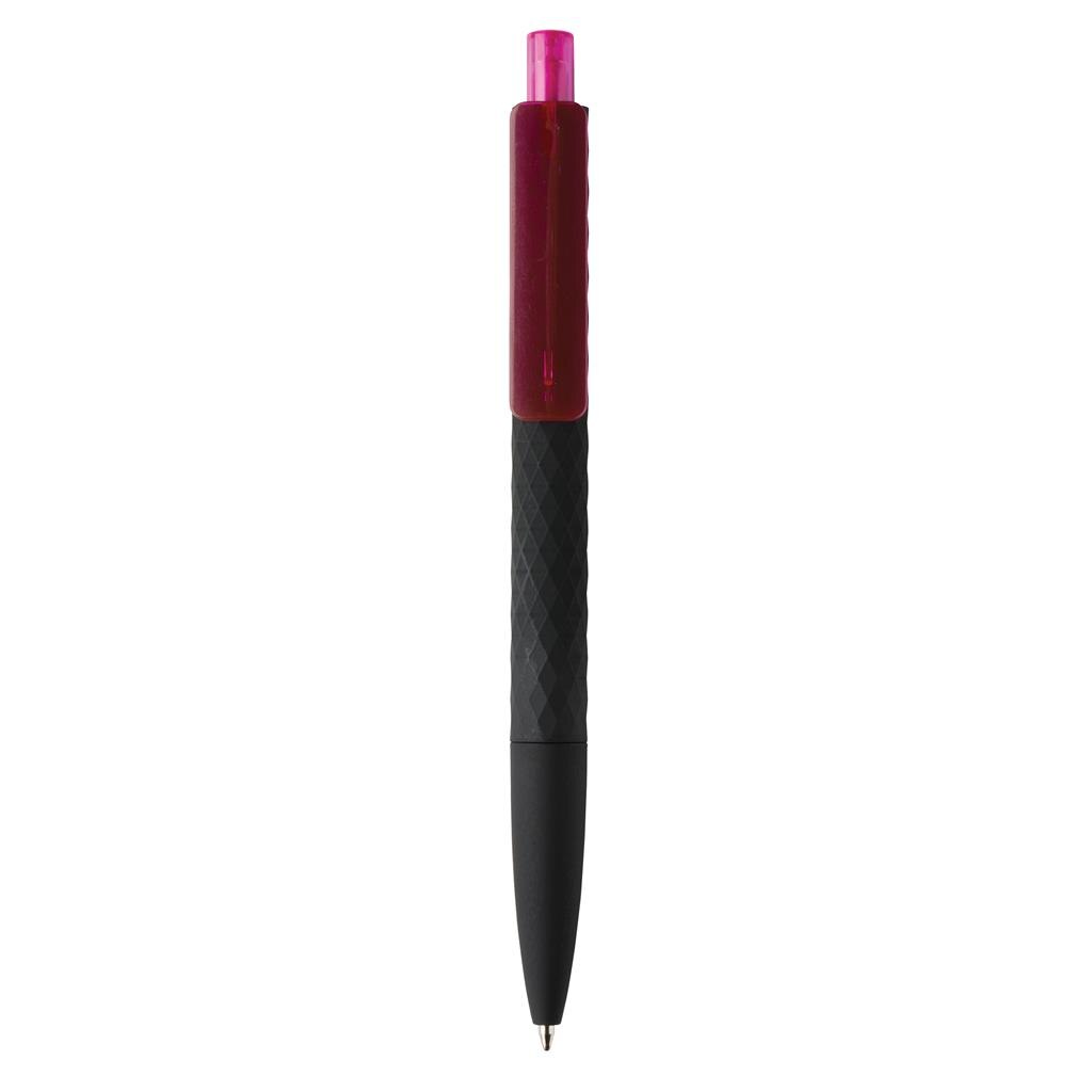 XD Design Smooth Pen, plastic, policarbonat, negru, roz, 14 x 1 cm ...