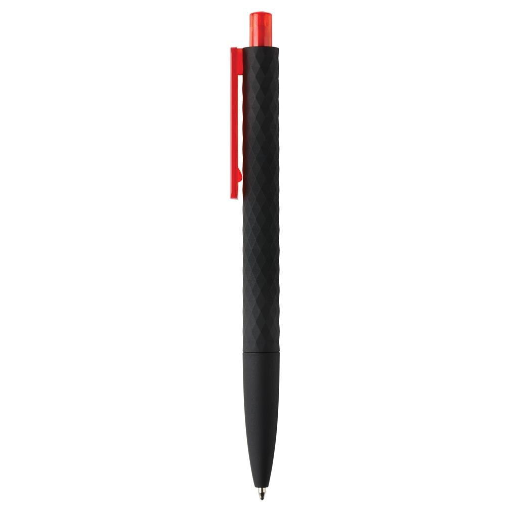 XD Design Smooth Pen, plastic, policarbonat, negru, rosu, 14 x 1 cm ...