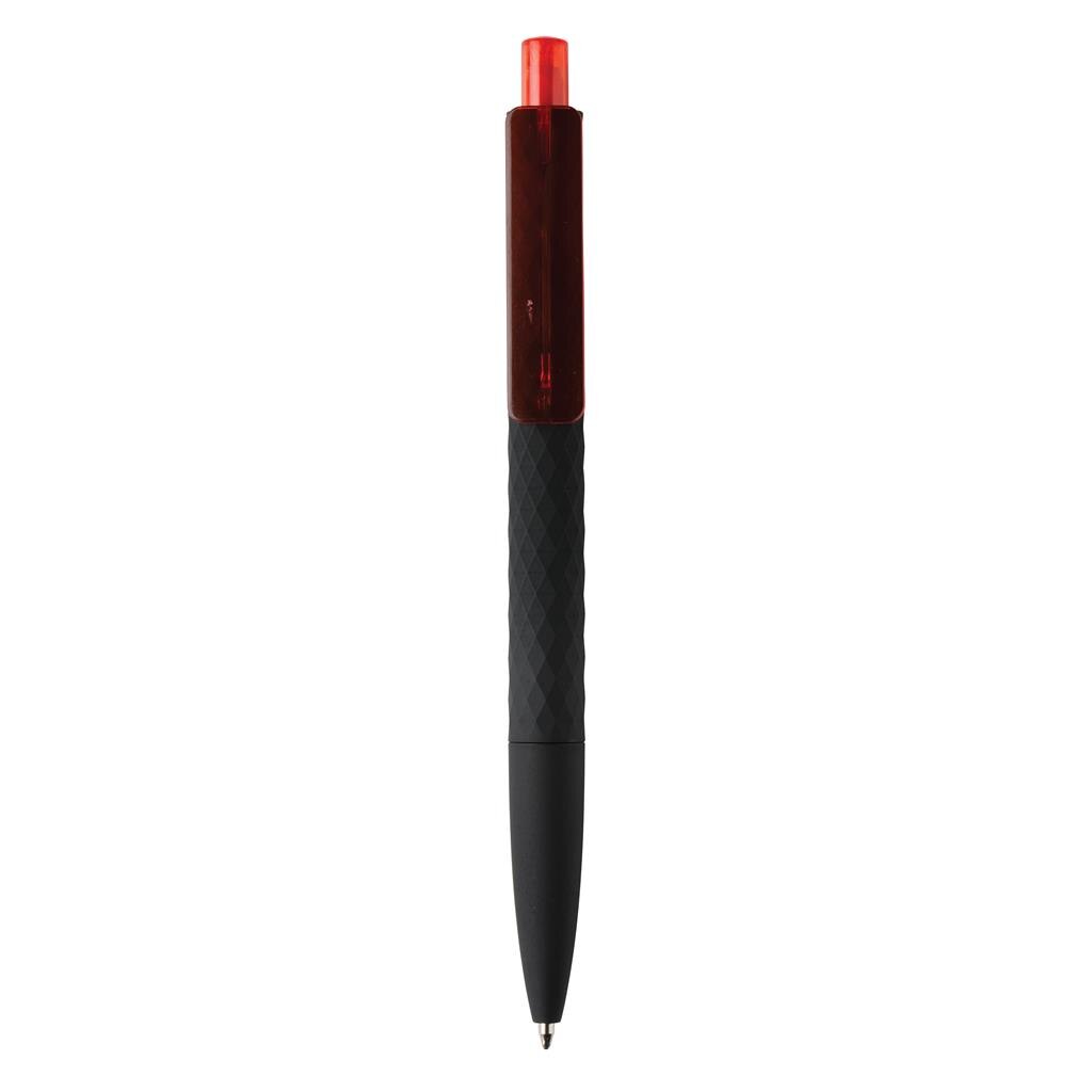 XD Design Smooth Pen, plastic, policarbonat, negru, rosu, 14 x 1 cm ...