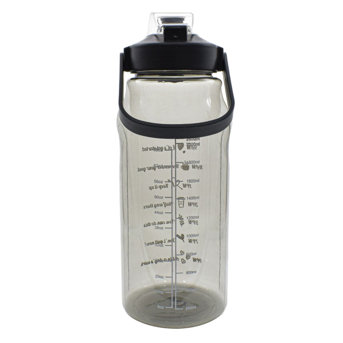 Sticla Apa Sport, Gradata, 2800 ml, Naimeed D5040, Negru - eMAG.ro