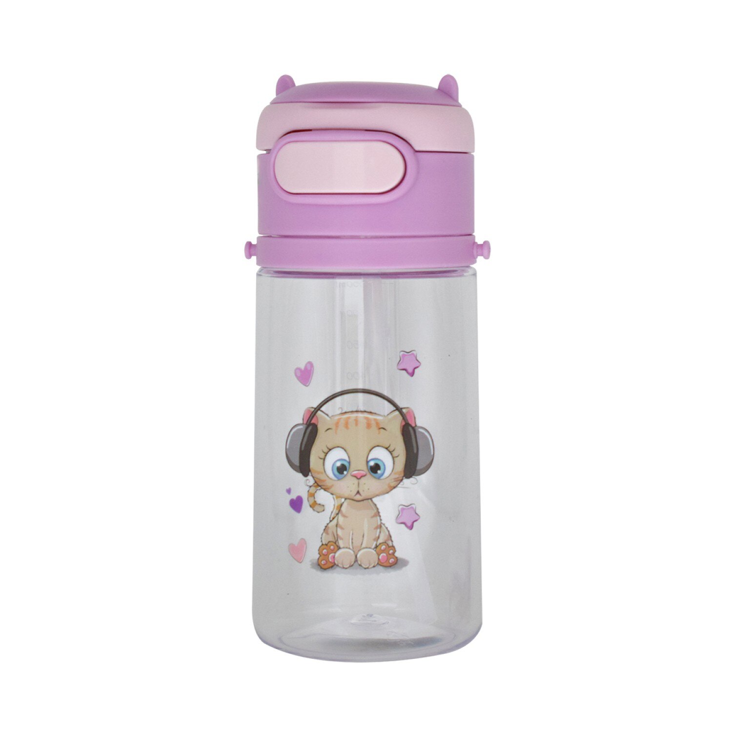 Sticla apa pentru copii, gradata, 550ml, Naimeed D5029, Roz - eMAG.ro