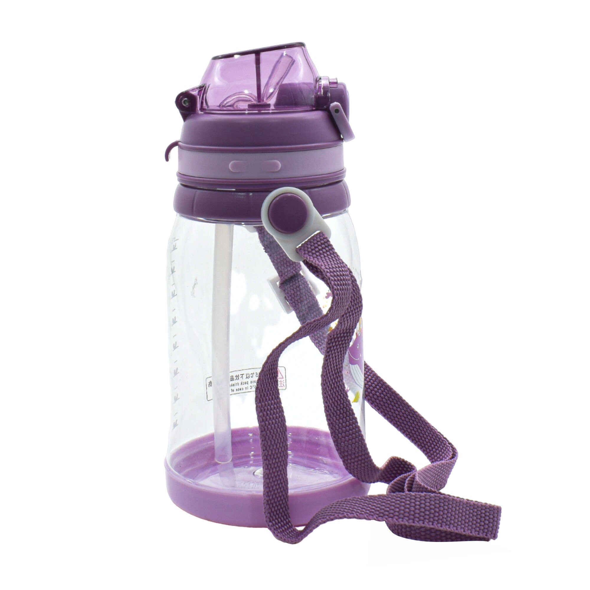 Sticla apa pentru copii, gradata, 550ml, Naimeed D5030, Mov - eMAG.ro