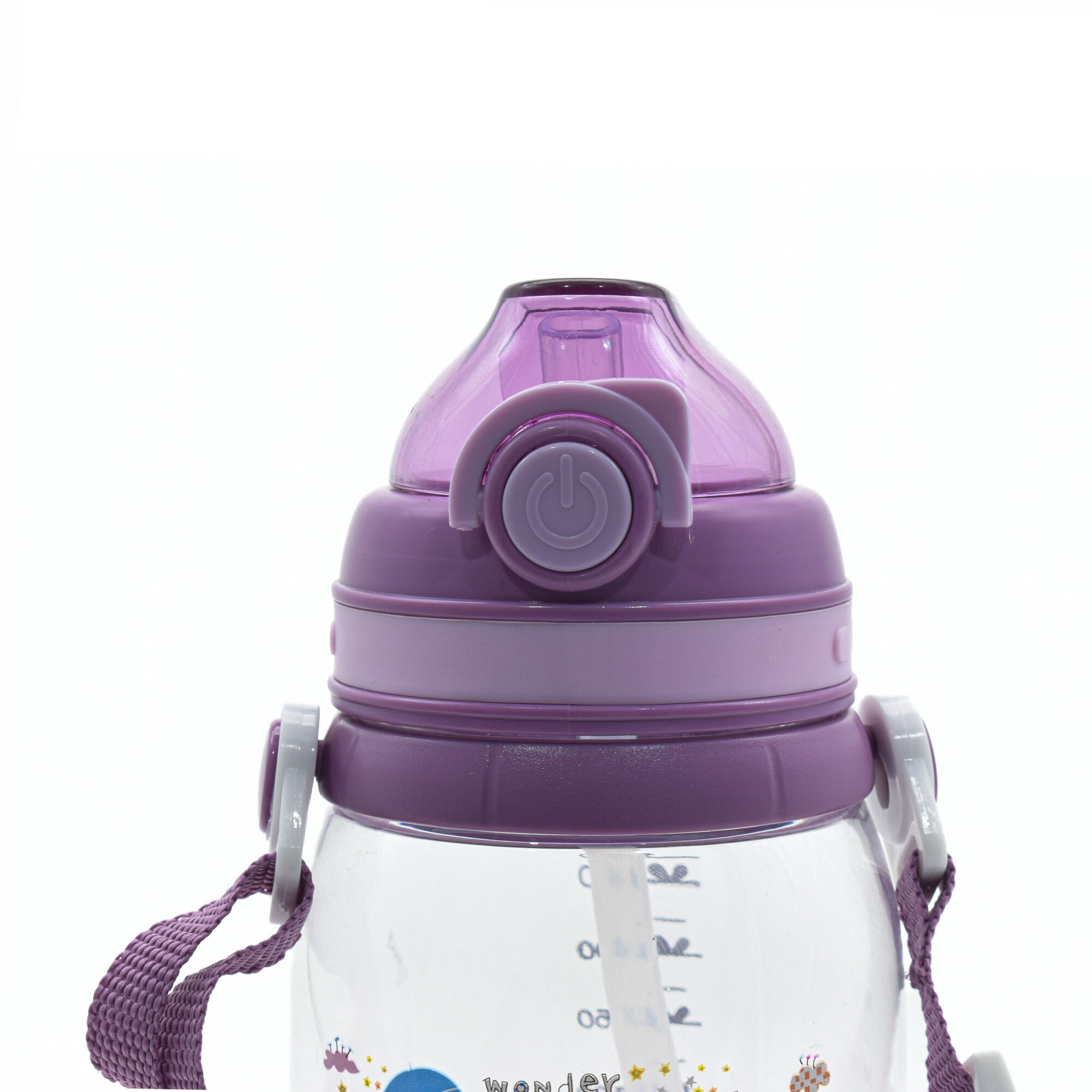 Sticla apa pentru copii, gradata, 550ml, Naimeed D5030, Mov - eMAG.ro