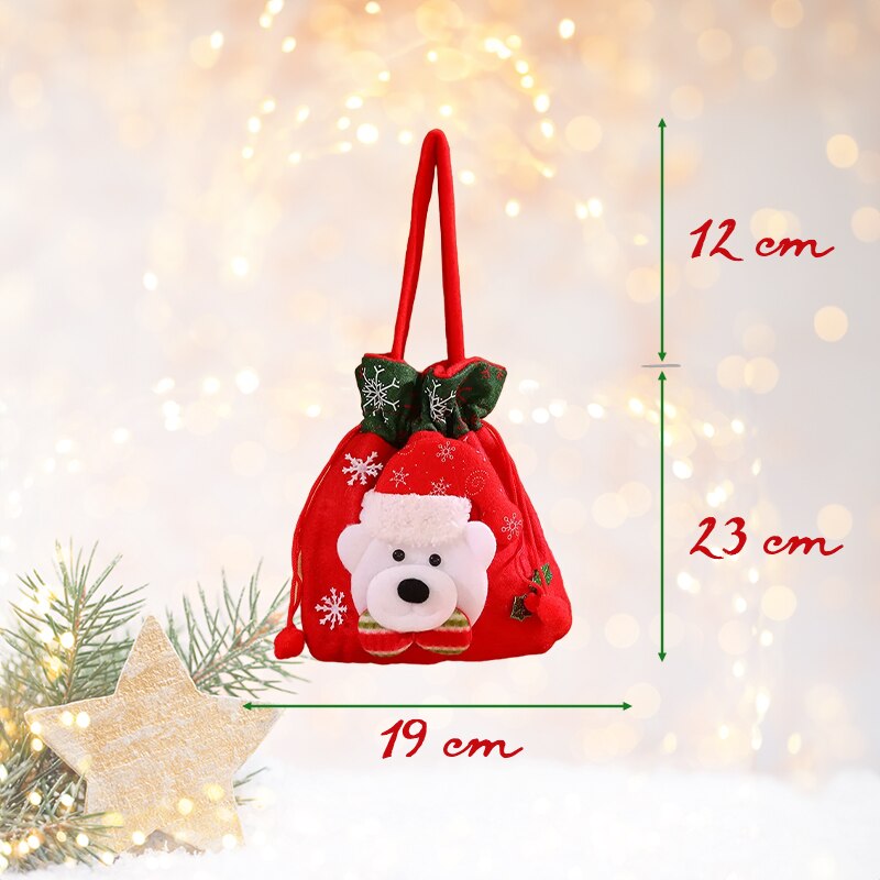 Saculet pentru cadou, model de sarbatoare cu personaje de poveste ...