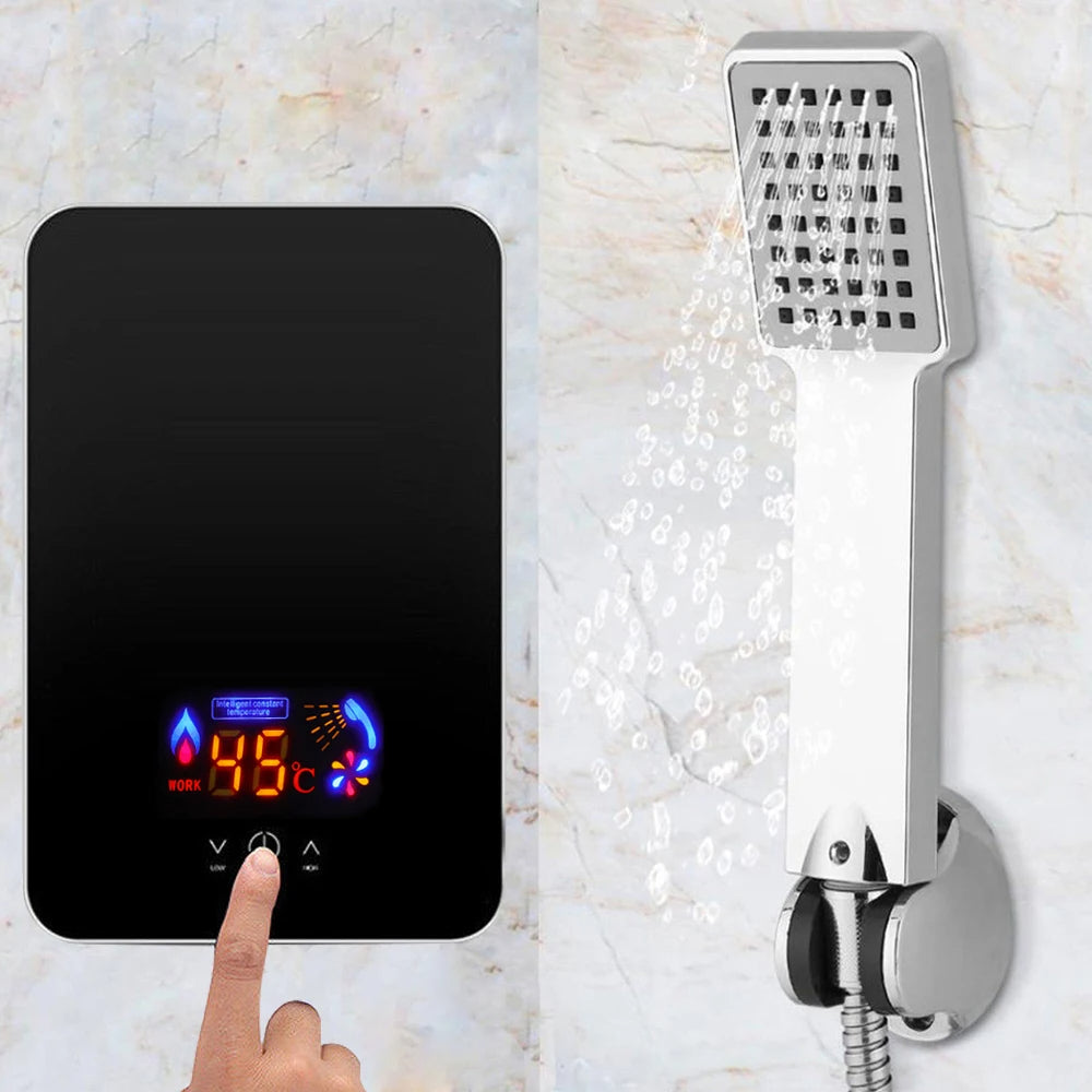 Incalzitor instantaneu, 6500 W, 220 V, rezistent la apa, otel ...