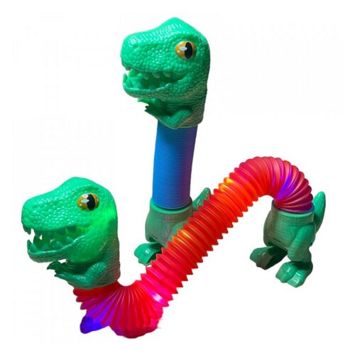 Dinozaur telescopic, TeleOnline, Verde, 3+ - eMAG.ro