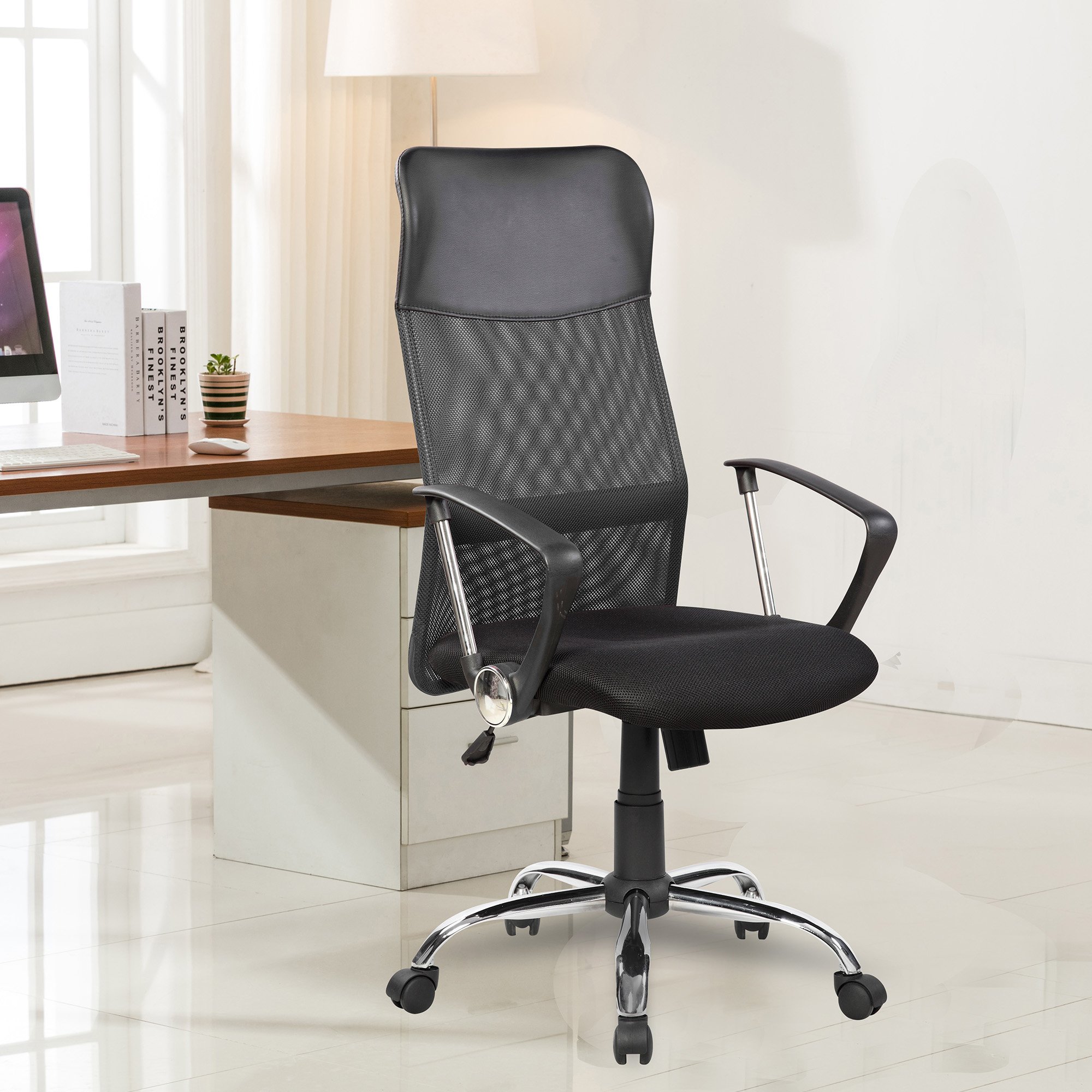Scaun de birou, Severno Home&Office, scaun rotativ Xenos negru - eMAG.ro
