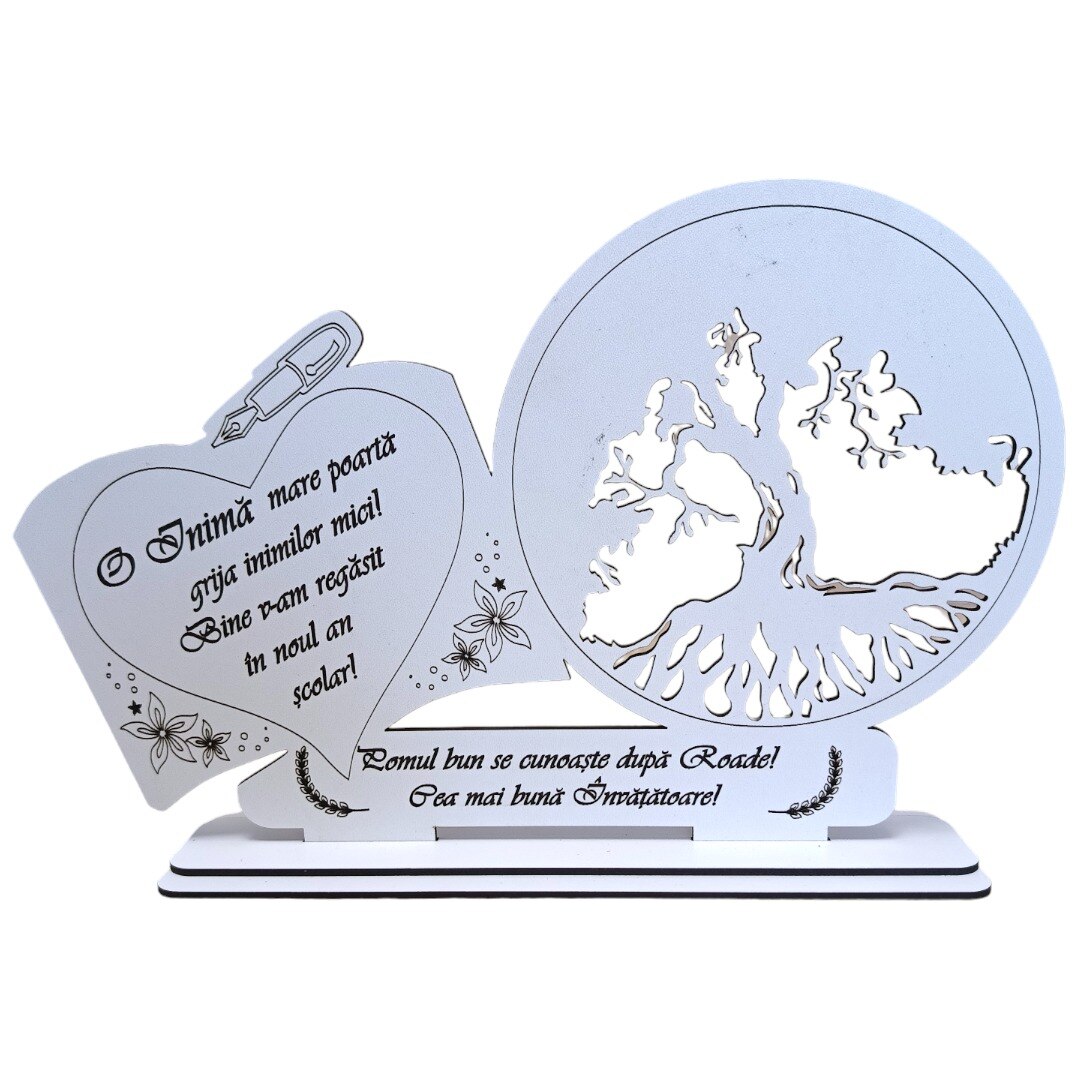 Decoratiune tablou inima, blank pentru licheni stabilizati ...