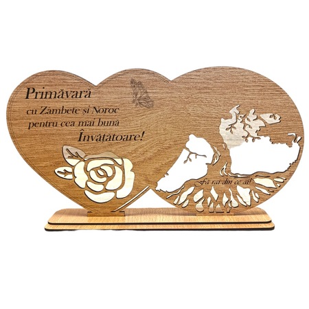 Decoratiune tablou inima, blank pentru licheni stabilizati ...