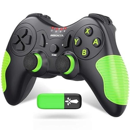 Controller Beboncool B01 pentru Nintendo Switch Wireless - Verde - eMAG.ro