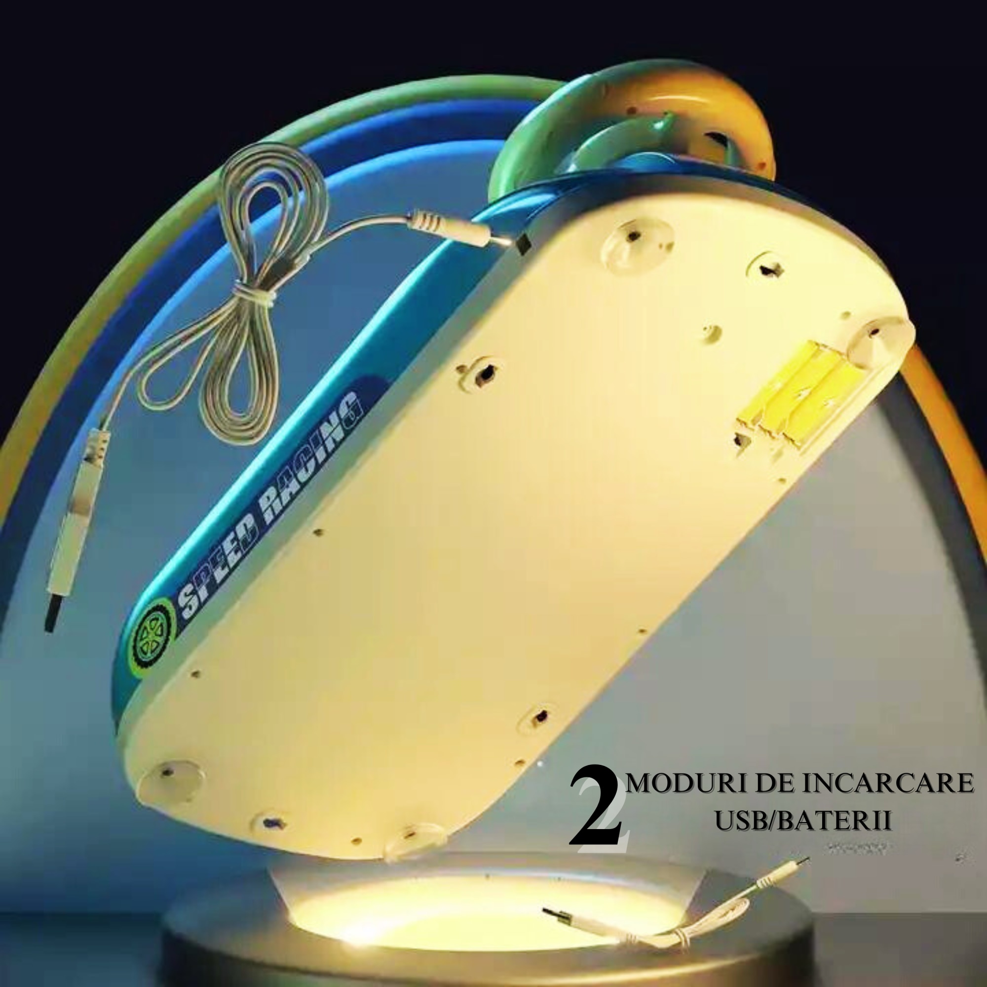 Masina Tip Simulator Pentru Copii Cu Volan, Realistica, Curse de masini ...