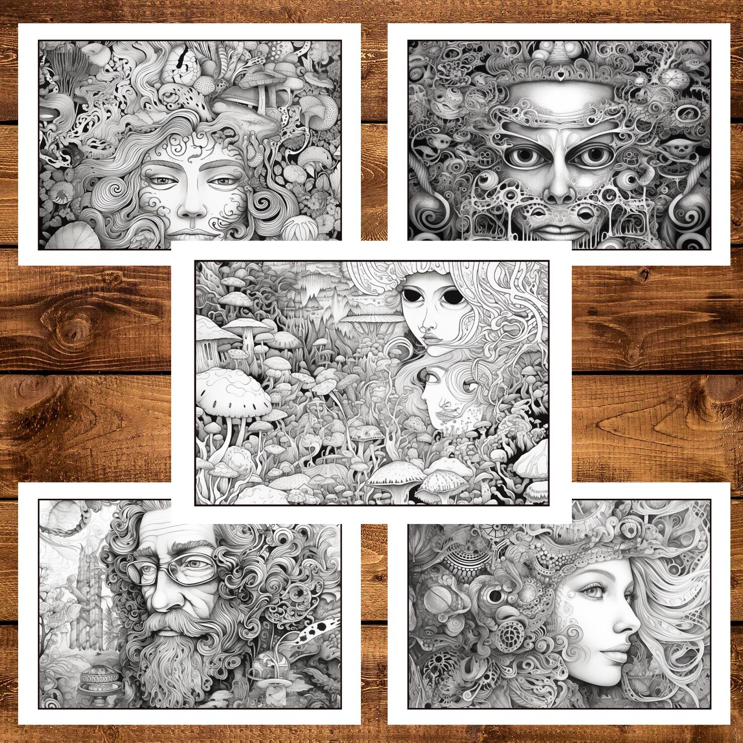 Carte de colorat cu 48 de ilustratii, Minti Creative, 102 pagini - eMAG.ro