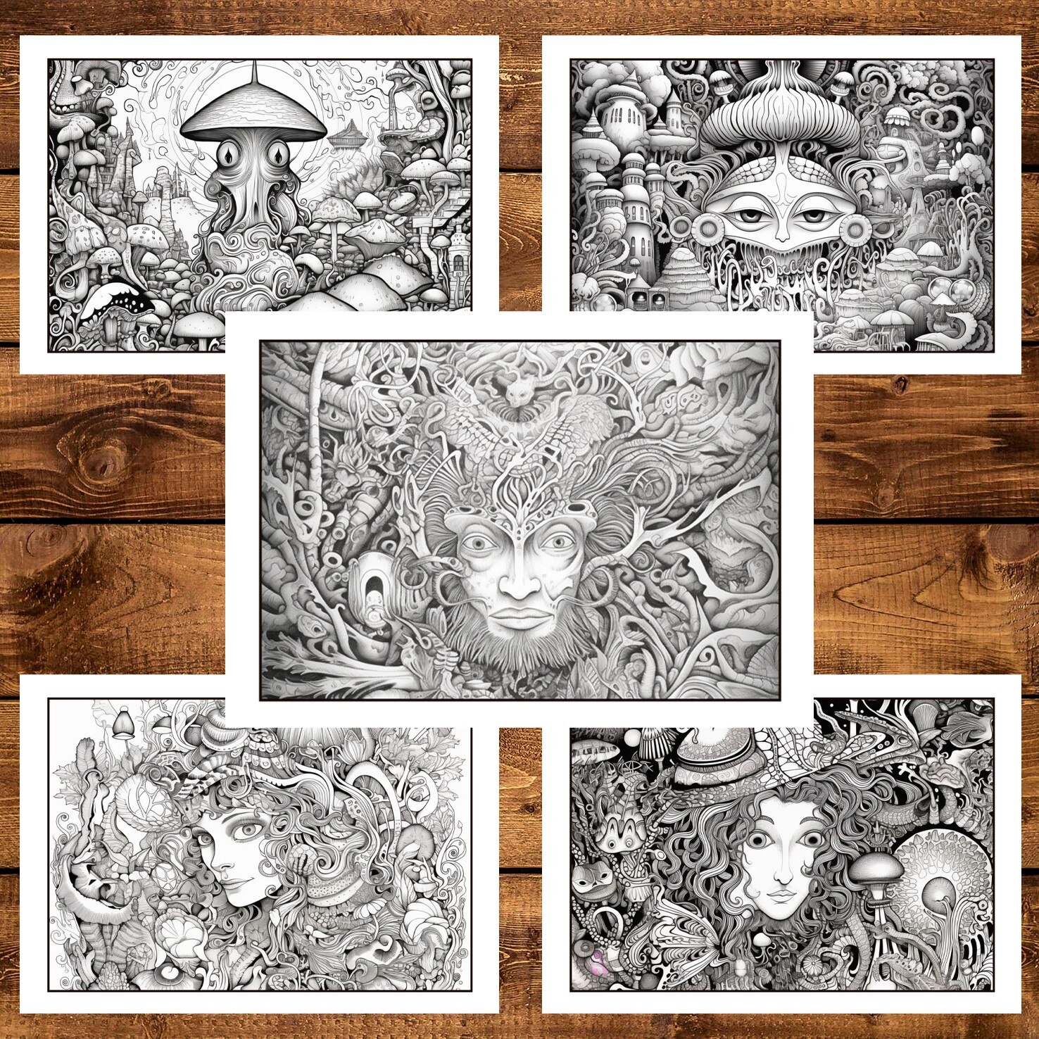 Carte de colorat cu 48 de ilustratii, Minti Creative, 102 pagini - eMAG.ro